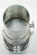 FLANGED SPIGOT – with damper - NZ HVAC Supplies LTD